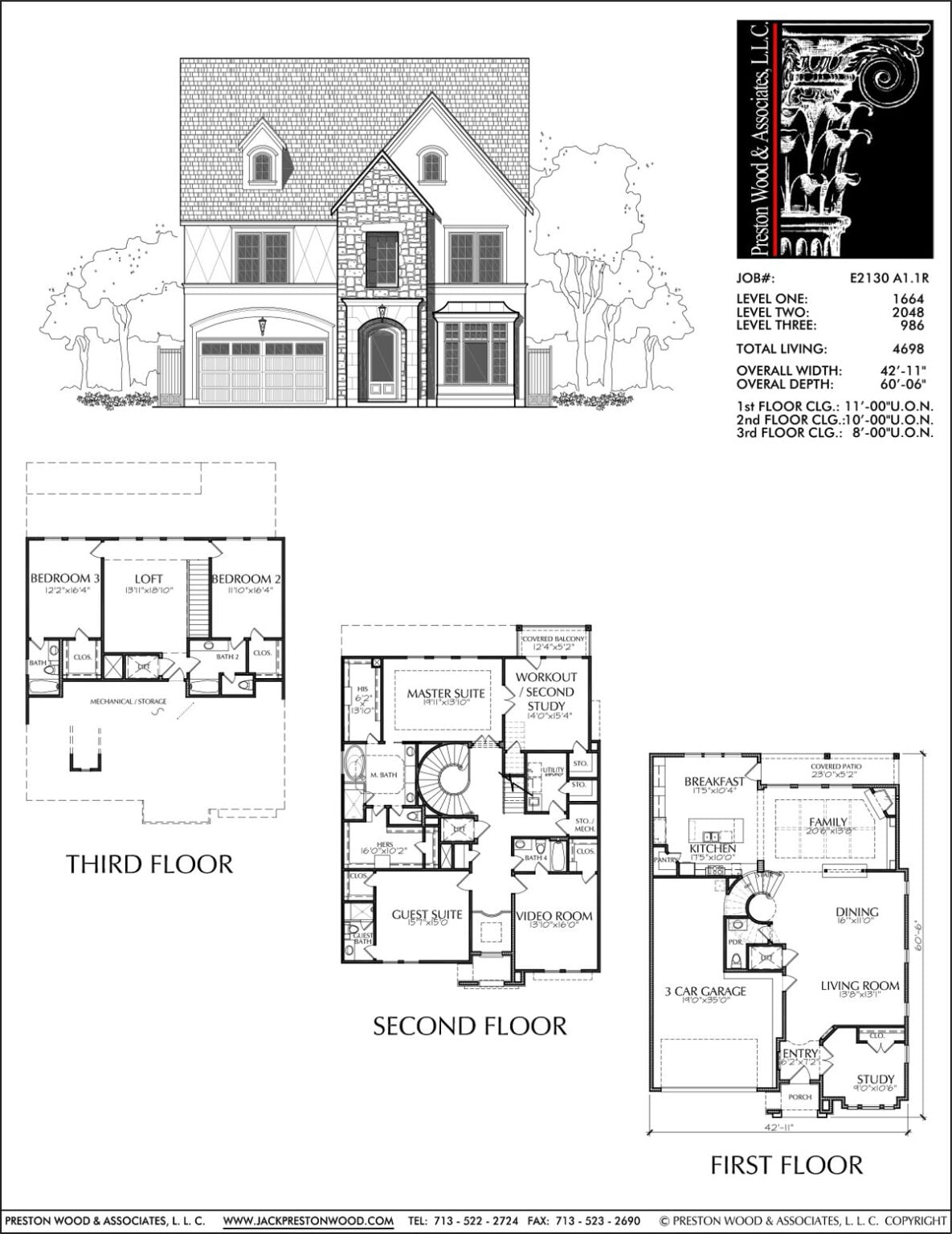 Urban Home Design, Two Story Inner City House Floor Plans, Building Bl