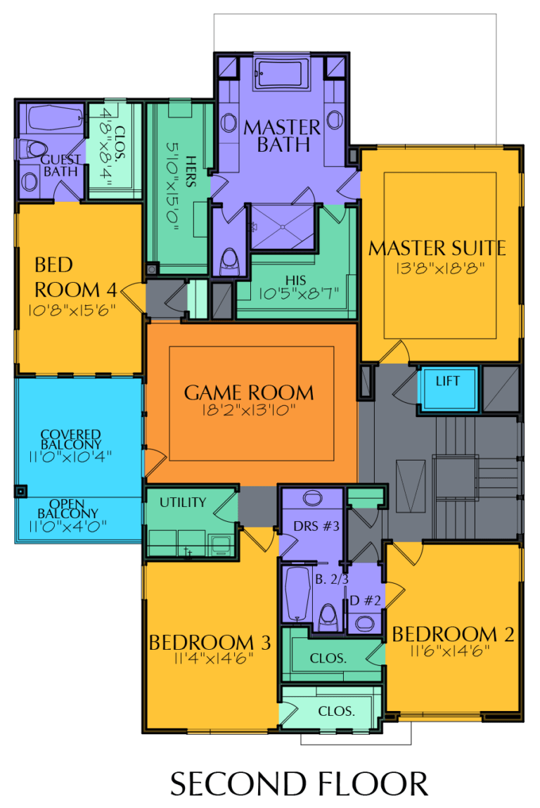 Two Story Home Plan