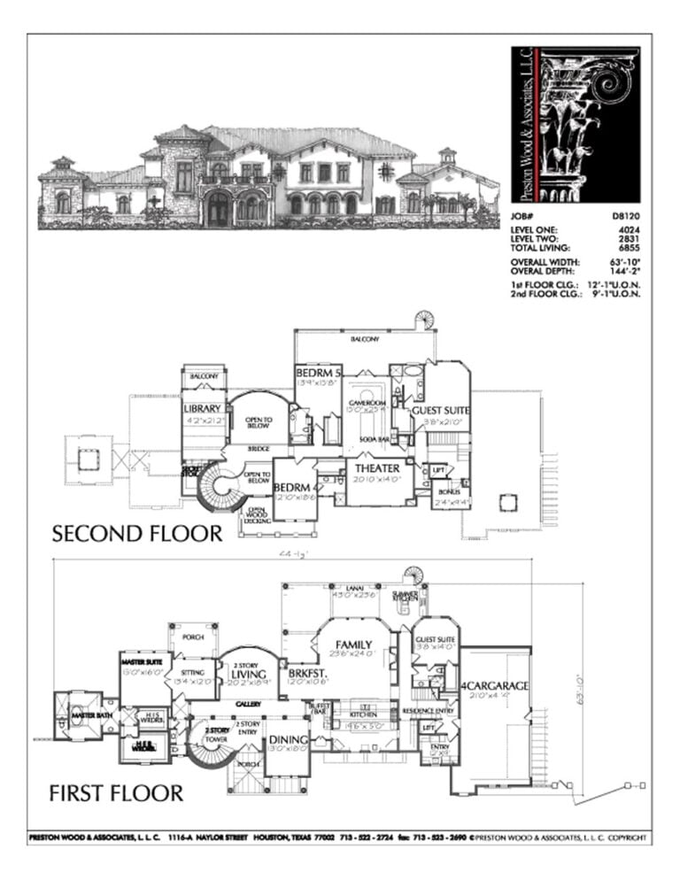 Two Story House Building Plans, New Home Floor Plan Designers, 2 Story