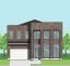 Two Story Urban Home Plan F1053 - Jack Preston Wood